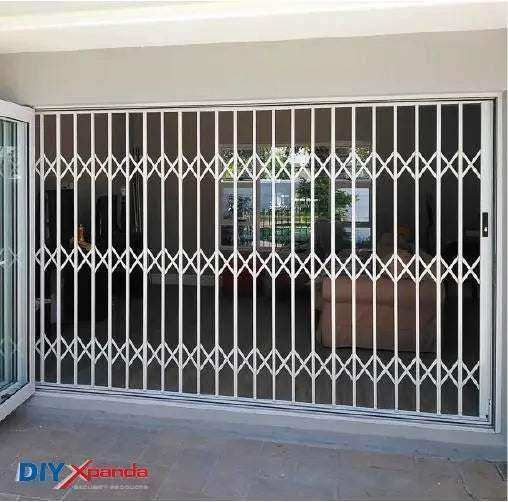 Retractable Security Gate C 3000(w) x 2150mm(h) Aluglide Aluminum Door ...