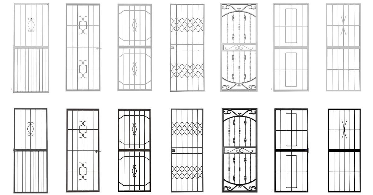 Swing Gates | Fixed Swing Metal Security Doors | Solid DIY Protection ...